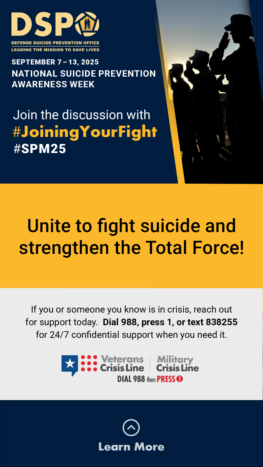 Defense Suicide Prevention Office | SP Prevention Outreach Toolkit
